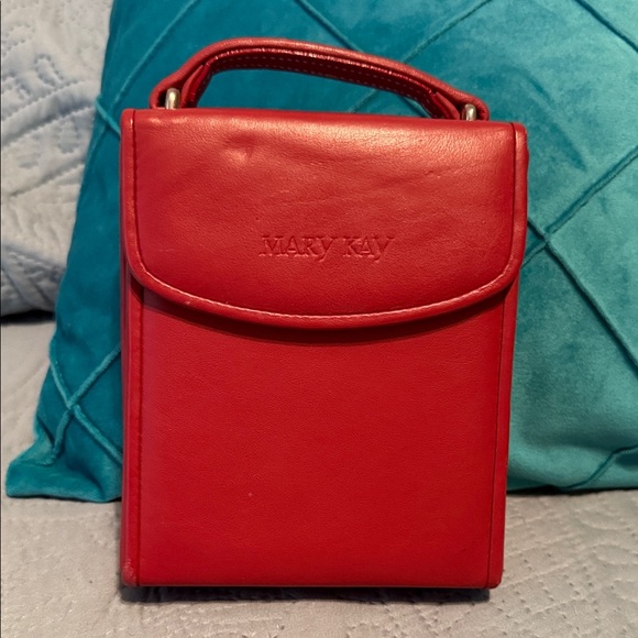 Mary Kay | Bags | Mary Kay Vintage Rate Vibrant Red Travel Jewelry Box ...